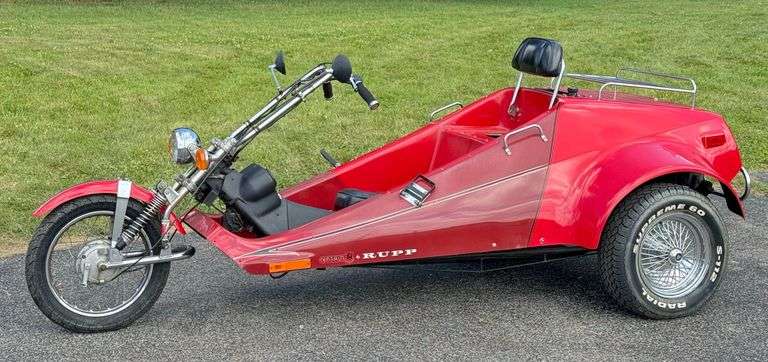 Rare 1975 RUPP Centaur 2-Seater Motorcycle - Kraft Auction Service, LLC