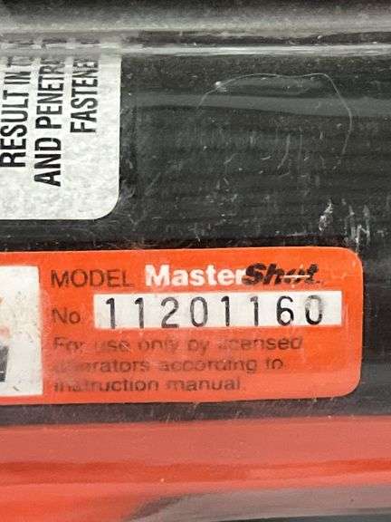 (R) Master Shot Ramset - Kraft Auction Service, LLC