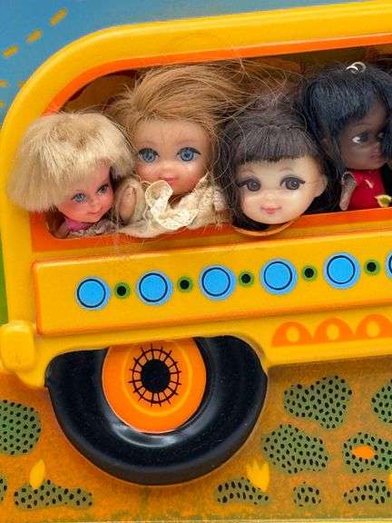 1968 Mattel Kiddle Mobile Doll Bus Showcase - Kraft Auction Service, LLC