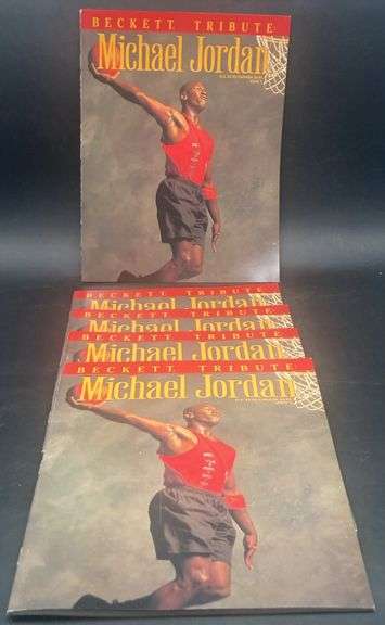 (J) Michael Jordan Beckett tribute issue 3 collector magazines x5 ...