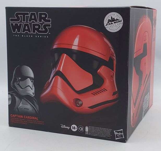 Hasbro Star Wars Captain Cardinal Adult the Black Series Helmet - Kraft ...