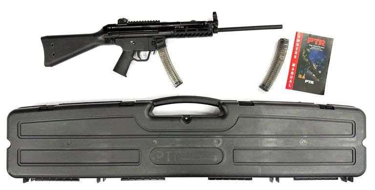 PTR Model 9R Carbine .9x19mm Semi-Automatic Rifle in Case - Kraft ...