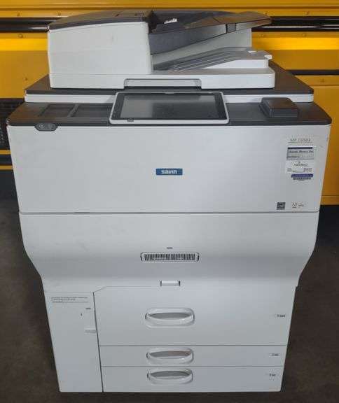 Savin MP Color Laser Multifunction Printer - Kraft Auction Service, LLC