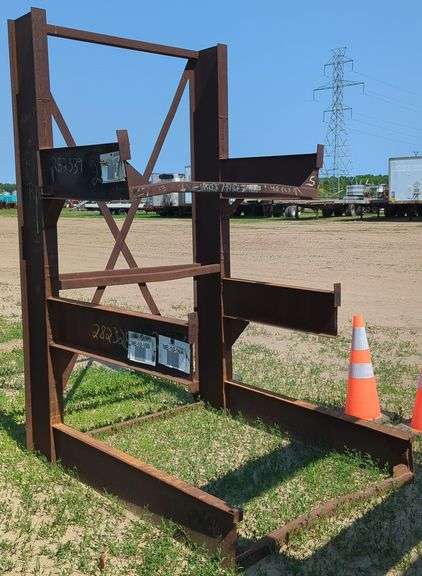 (CS) I-Beam Upright Steel Rack - Kraft Auction Service, LLC
