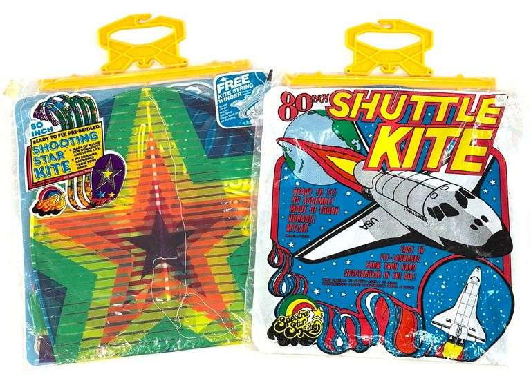 (2) 80 Inch Shuttle Kite Spectra Star Kitties, Shooting Star Kite ...