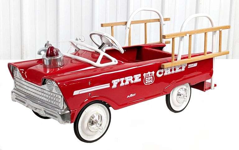 Restored AMF Fire Chief Car No. 503 Pedal Car - Kraft Auction Service, LLC