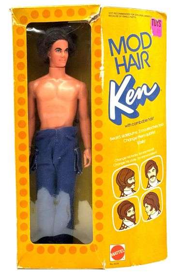 Mattel 1972 Barbie Mod Hair Ken Doll in Box - Kraft Auction Service, LLC