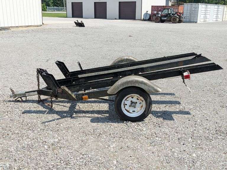 Custom Built Motorcycle Trailer - Kraft Auction Service, LLC