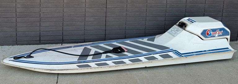 1980's? SURF-JET Motorized Gas Powered Surfboard - Kraft Auction ...