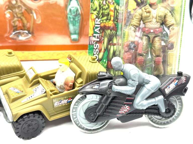 1980's GI Joe Plastic Mug, 2003 Cross Hair Action Figure in Blister ...