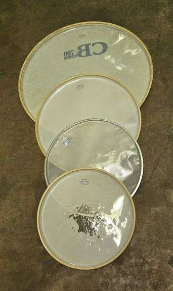 (LM) Drum heads by Remo sound master and Ludwig (13", 14", 16", 22 ...