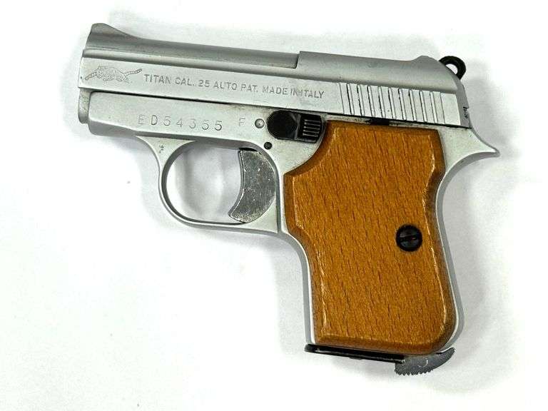 Titan .25 Caliber Semi-Automatic Pistol - Kraft Auction Service, LLC
