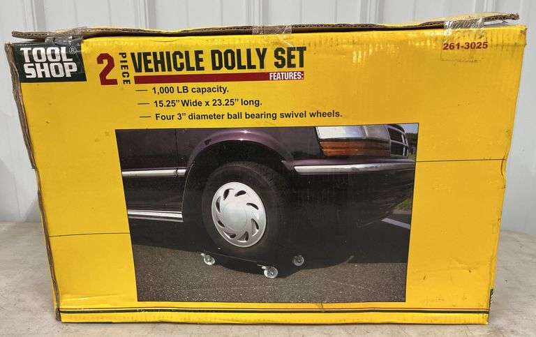 (AJ) Tool Shop 2 Piece Vehicle Dolly Sets - Kraft Auction Service, LLC