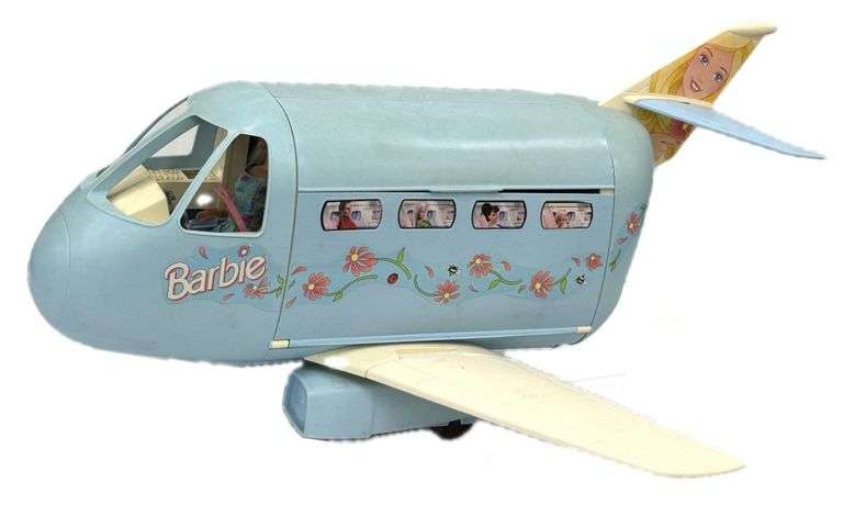 1999 Barbie Blue Jumbo Jet Plane - Kraft Auction Service, LLC