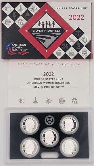 2022 United States American Women Quarters Silver Proof Set - Kraft ...