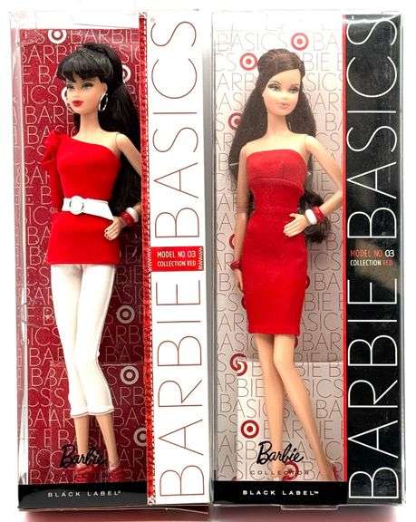 Barbie 2010 Black Label Barbie Basics Model No. 03 Collection Red, 2011 ...