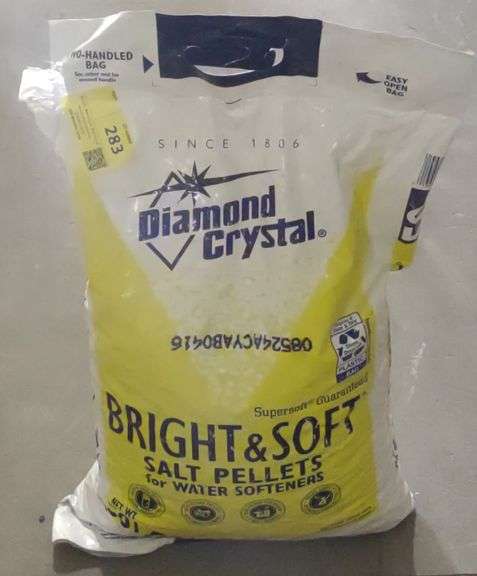 Diamond Crystal Bright & Soft Water Softener Salt Pellets - Kraft ...