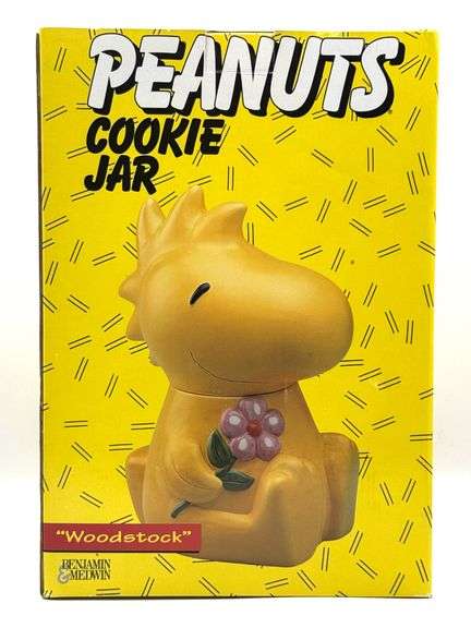 Benjamin & Medwin Ceramic Peanuts ' Woodstock' Cookie Jar With Box ...