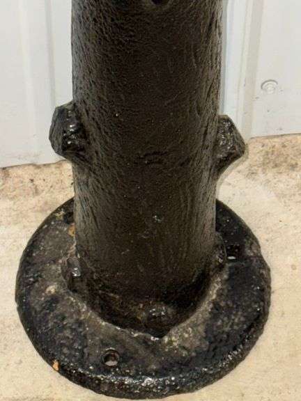Antique Cast Iron Hitching Post Tree Form - Kraft Auction Service, LLC