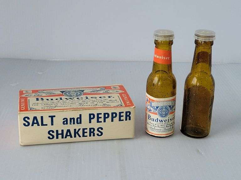 (T) Vintage Beer And Pop Bottle Salt And Pepper Shakers Includes Pepsi ...