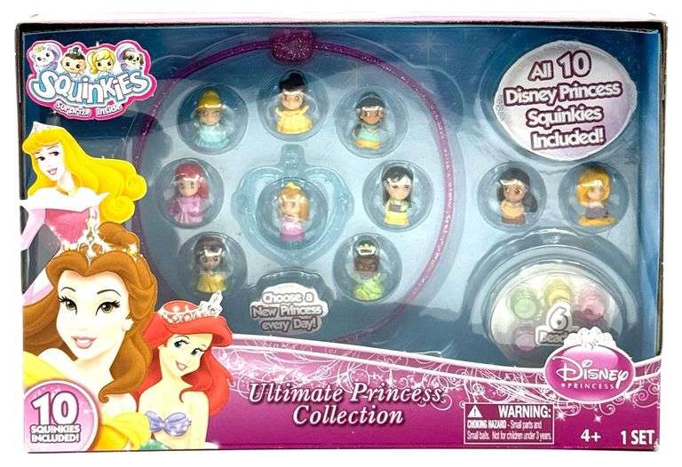 Disney Princess 2012 Ultimate Princess Collection Pack 10 Squnkies ...