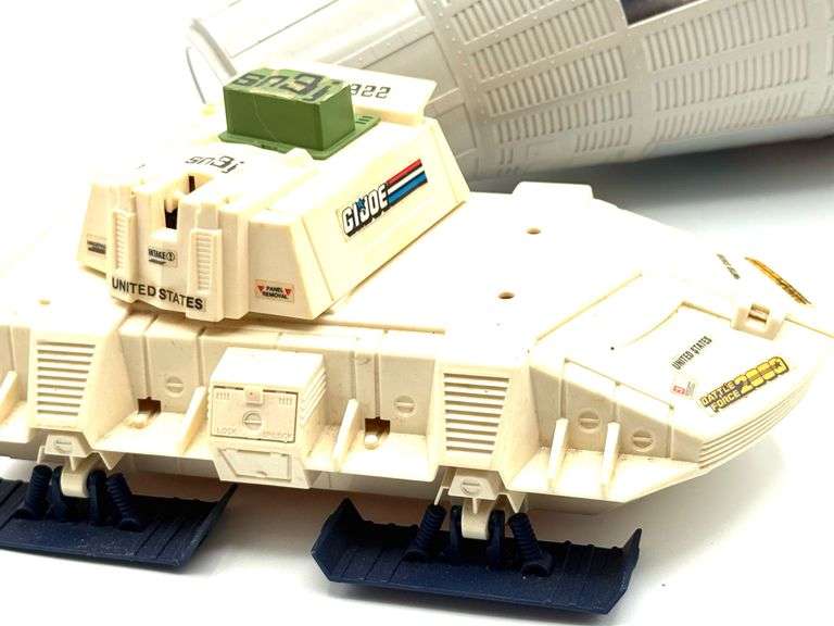 1987 Hasbro GI Joe Space Capsule with Doll Dominator Snow Tank Battle ...
