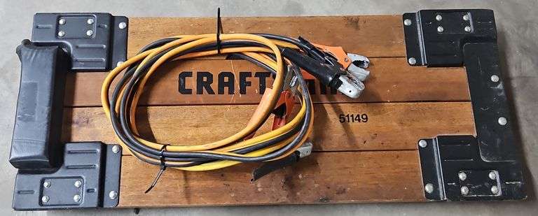(AO) Craftsman Creeper and Jumper Cables. - Kraft Auction Service, LLC