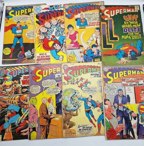 (XX) 8 Super Man Comics - Kraft Auction Service, LLC