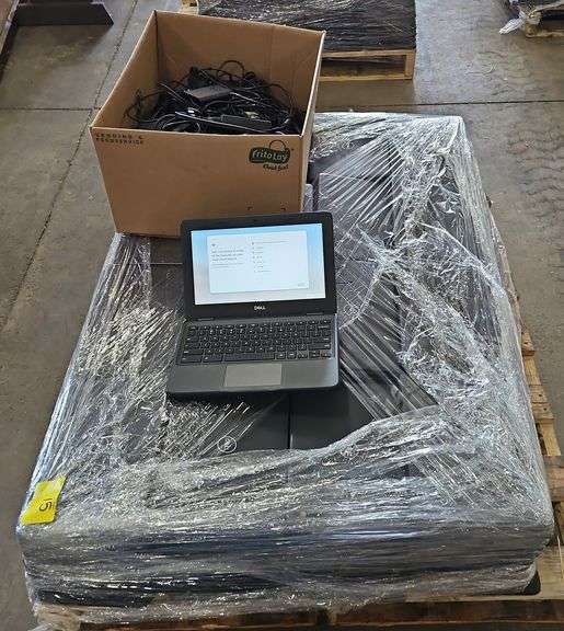Pallet Of Dell 3100 Chromebooks - Kraft Auction Service, LLC