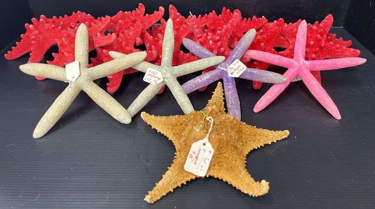 (G) 17 Colored Starfish - Kraft Auction Service, LLC