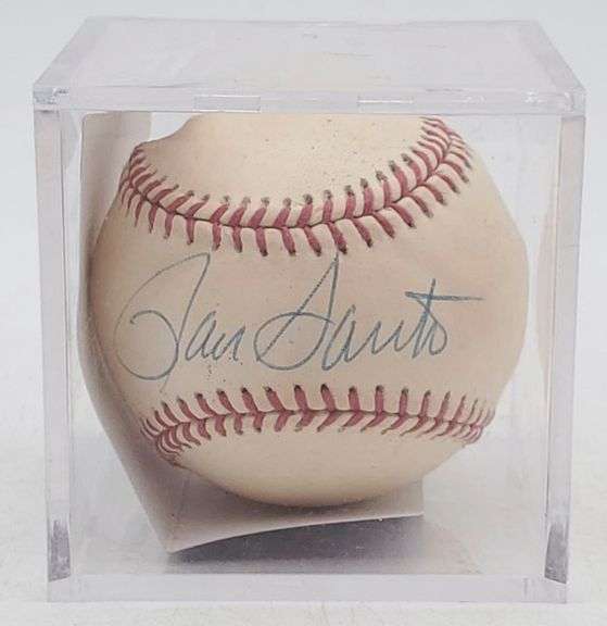 JSA Autograph Signature Ron Santo on Official National League Ball ...