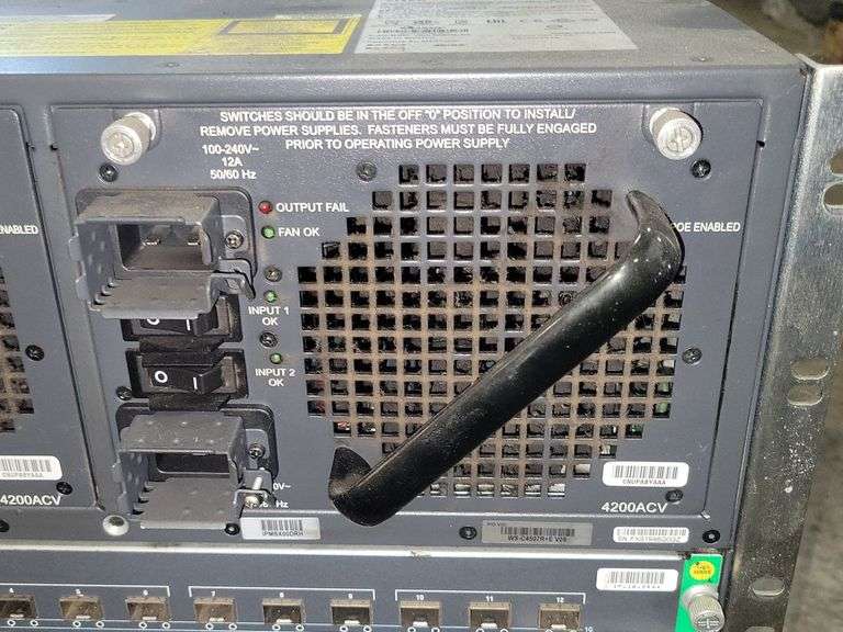 Cisco Catalyst 4500+E Series Chassis - Kraft Auction Service, LLC