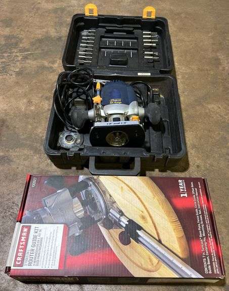 (A) Router and Router Guide Kit - Kraft Auction Service, LLC