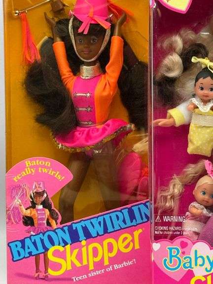 1990 Barbie Baton Twirling Skipper & 2 Babysitter Skipper Dolls - Kraft ...