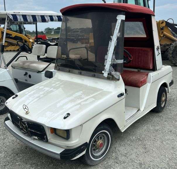 Mercedes Benz 560 SL Electric Golf Cart - Kraft Auction Service, LLC