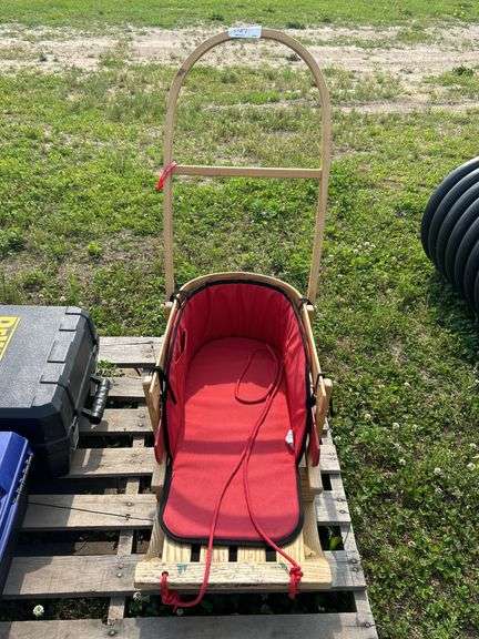 (CE) L.L. Bean Wooden Sled - Kraft Auction Service, LLC