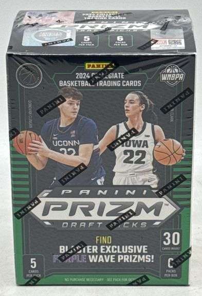 Sealed 2024 Panini Prizm Draft Picks Basketball Trading Cards Blaster Box Caitlin Clark - Kraft ...