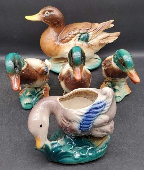 (A) Anthony Priolo Mallard Hen and More Ceramic Duck Figurines - Kraft ...