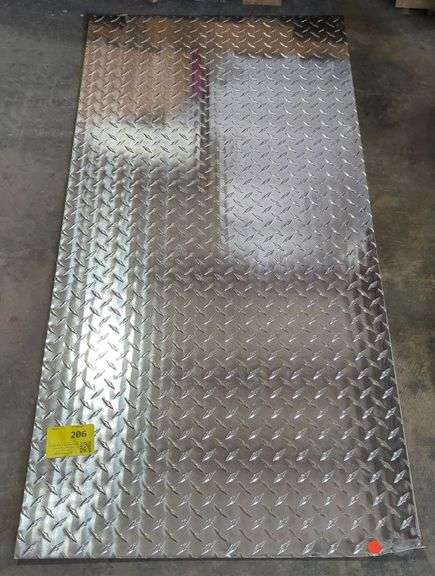 Diamond Plated Steel Sheet - Kraft Auction Service, LLC