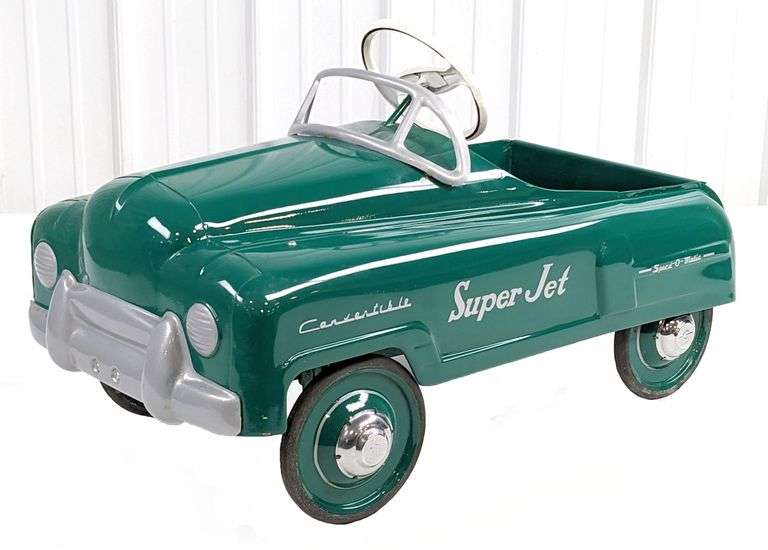 Restored BMC Super Jet Convertible Pedal Car w/ 2-Speed Rear End ...