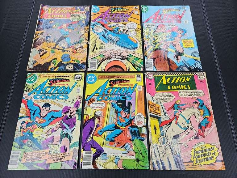(N) 1960s And 1970s DC Action Comics/ Superman Comic Books - Kraft ...
