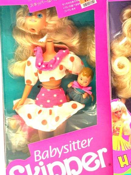 1992 Barbie Baton Swirling Skipper, Babysitter Skipper & Hawaiian Fun ...