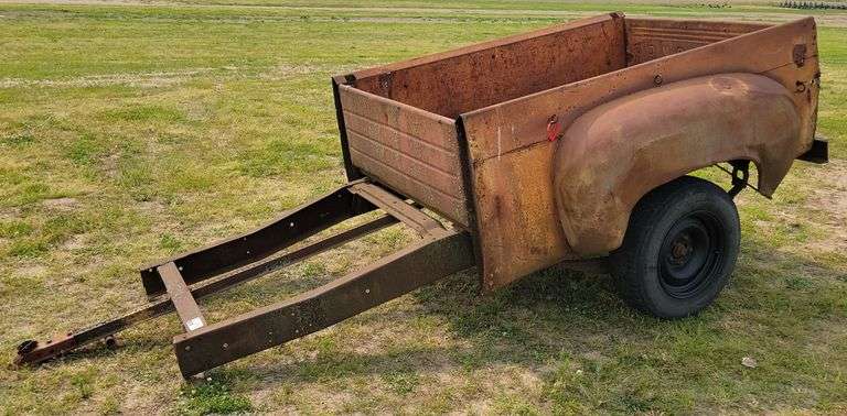 (CB) Vintage Studebaker Truckbed Trailer - Kraft Auction Service, LLC