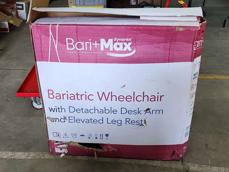 (ZZ) Dynarex Bari-Max Bariatric Wheelchair - Kraft Auction Service, LLC