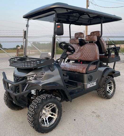 New IR IRGC80 4 Seater Golf Cart - Kraft Auction Service, LLC