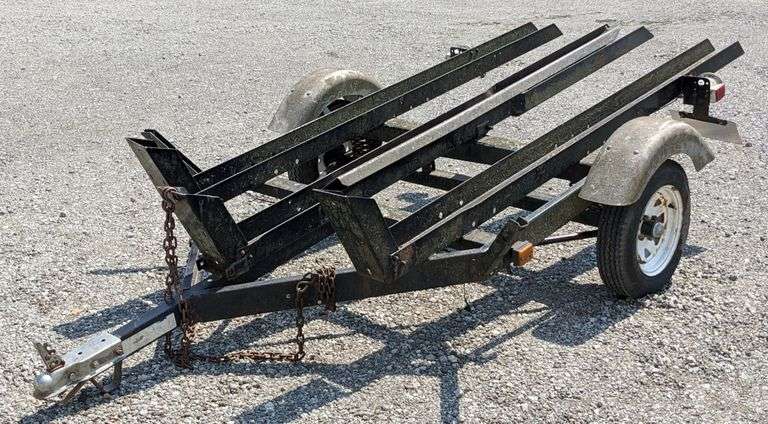 Custom Built Motorcycle Trailer - Kraft Auction Service, LLC