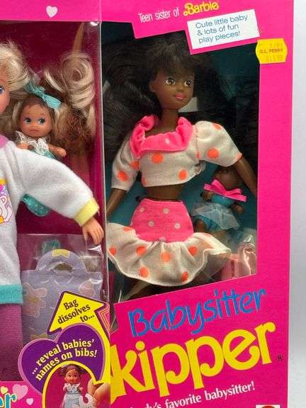 1990 Barbie Baton Twirling Skipper & 2 Babysitter Skipper Dolls - Kraft ...