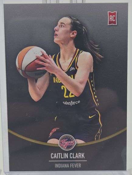 (II) Caitlin Clark Rookie Indiana Fever Basketball Card - Kraft Auction ...