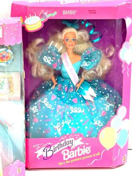 Barbie 1993 Birthday Barbie, 1994 Birthday Barbie, 1997 Birthday Barbie ...