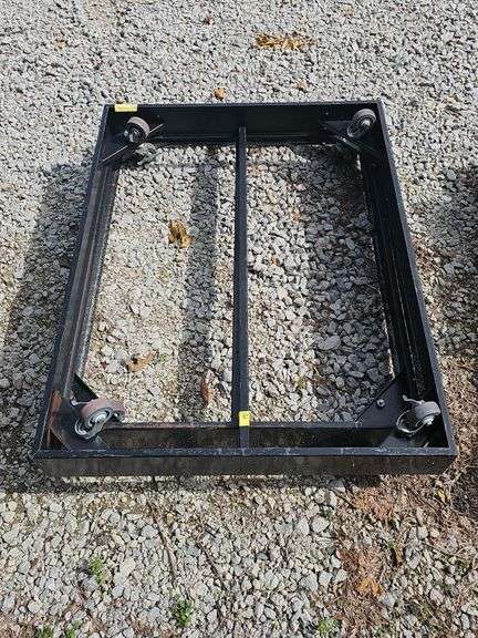 (AF) Two Metal Frame/Bases With Casters - Kraft Auction Service, LLC
